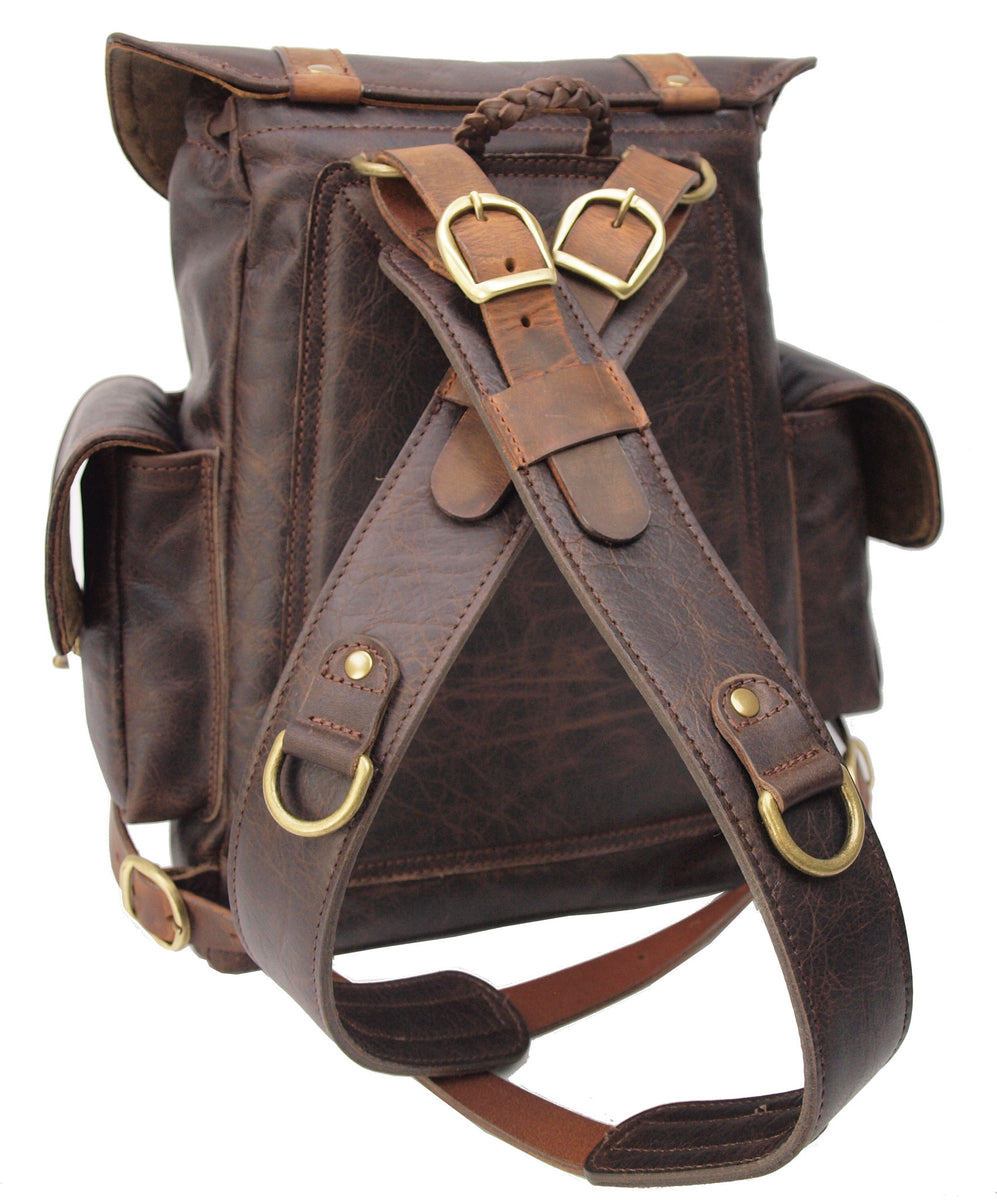 Bridges Backpack - Leather Backpack by LM Products – LM Leather Goods